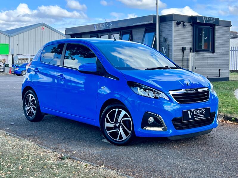 SOLD - Used PEUGEOT 108 2015 Blue in Taunton, Somerset | Venn's Motor ...